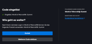 World of Warcraft: Code im Battle.net einlösen - WoW Guides